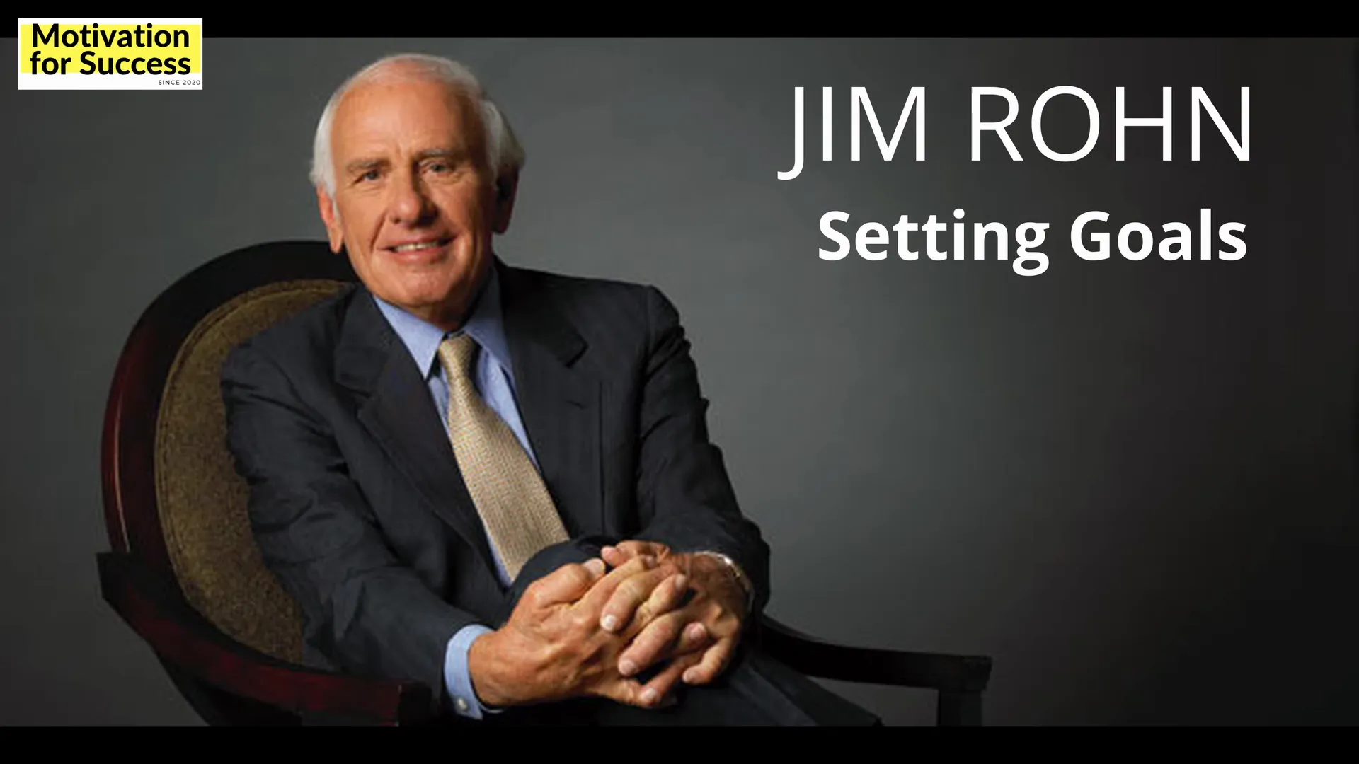 Jim Rohn – Mastering Goal Setting: A Path to Success - Motivation For ...